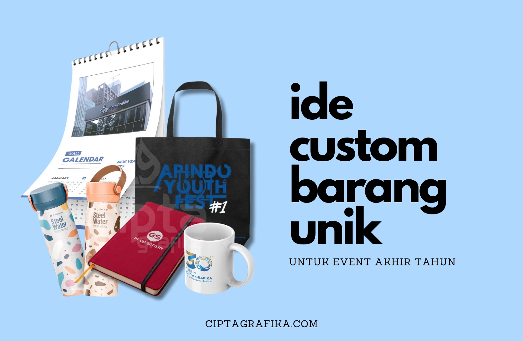 Ide Custom Barang Unik untuk Event Akhir Tahun! - Percetakan Karawang ...