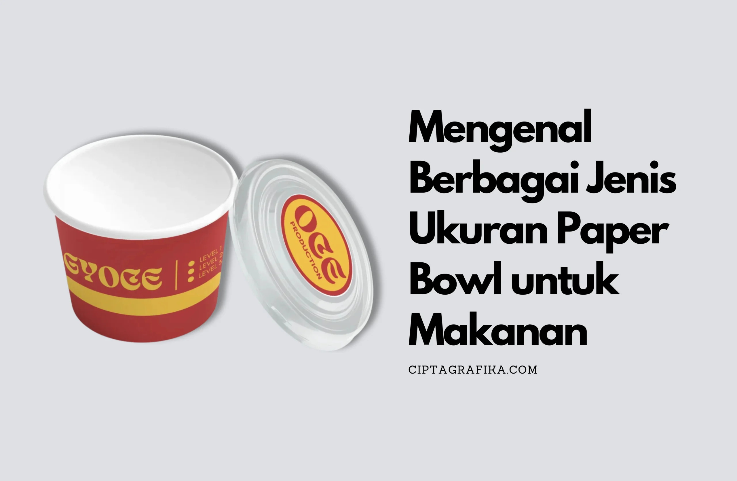Mengenal Berbagai Jenis Ukuran Paper Bowl untuk Makanan - Percetakan ...