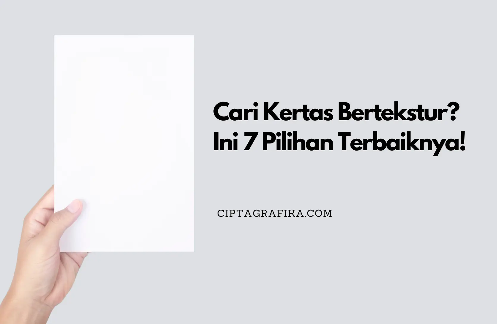 Cari Kertas Bertekstur? Ini 7 Pilihan Terbaiknya! - Percetakan Karawang ...
