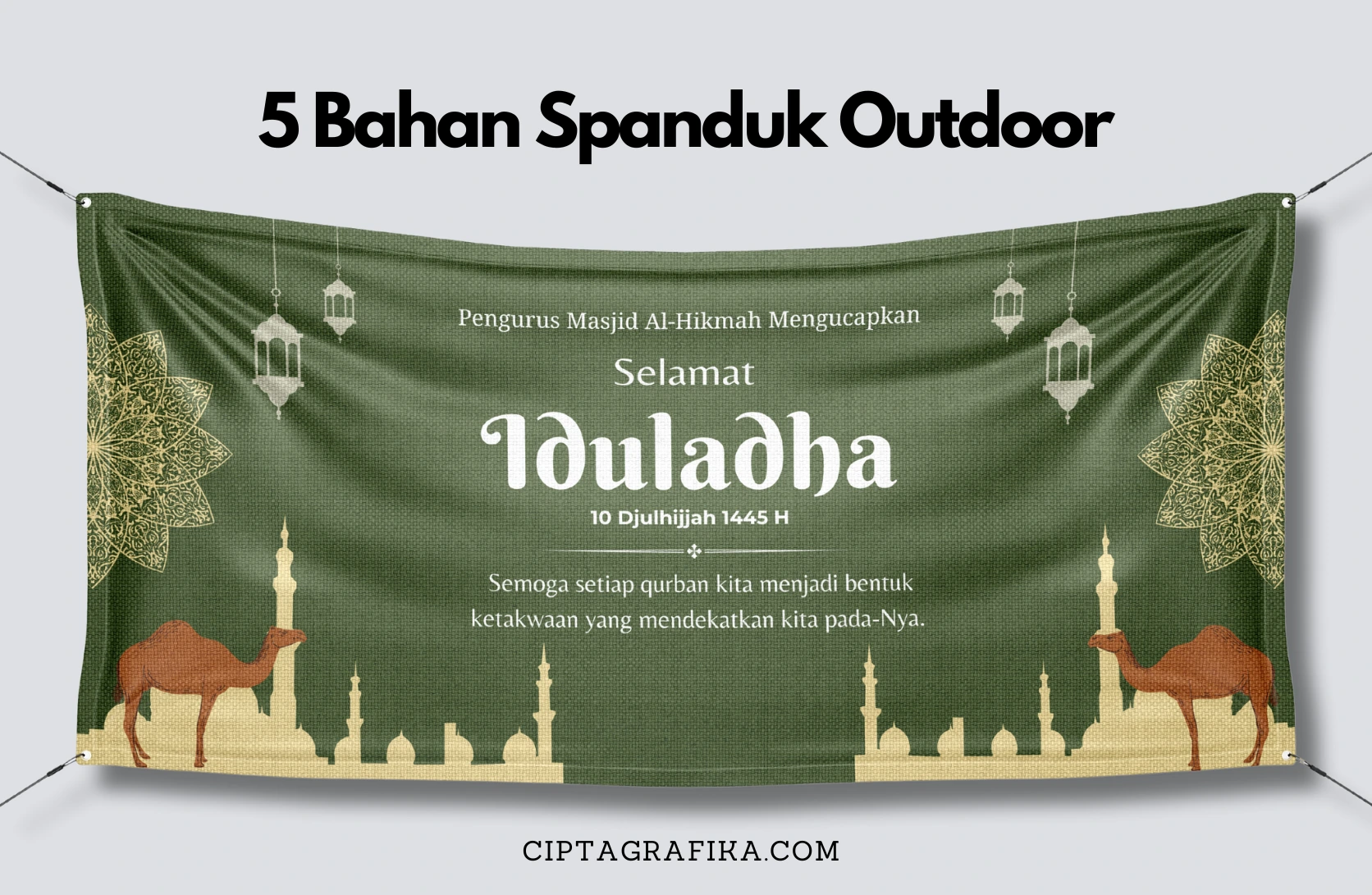 Ini 5 Jenis Bahan Spanduk Outdoor yang Paling Banyak Digunakan!