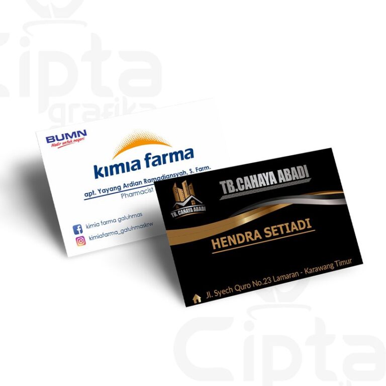 5 Bahan Kartu Nama Super Mewah yang Bikin Anda Karismatik! - Cipta ...